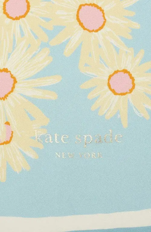 Kate Spade New York Garden Floral Silk Square Scarf