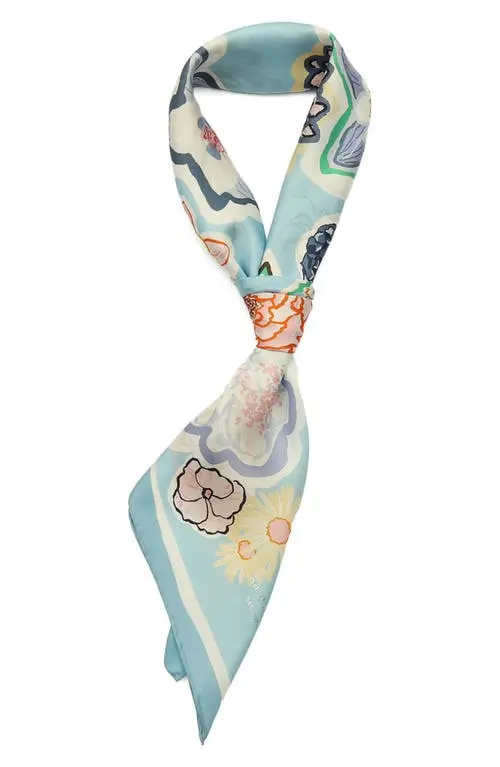 Kate Spade New York Garden Floral Silk Square Scarf