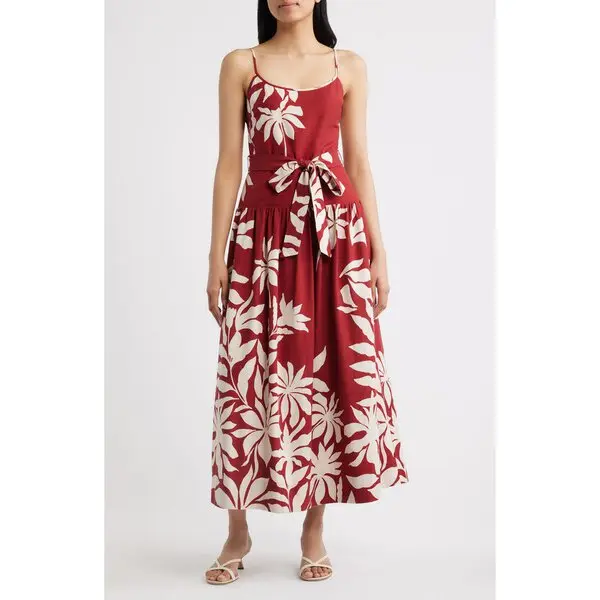 Julia Jordan Floral Print Sleeveless Maxi Dress