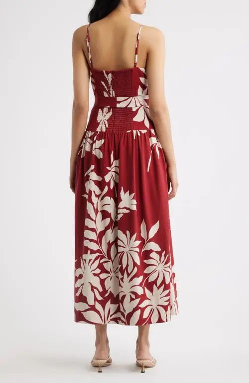 Julia Jordan Floral Print Sleeveless Maxi Dress