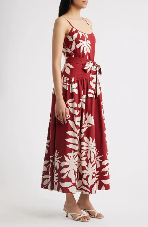 Julia Jordan Floral Print Sleeveless Maxi Dress