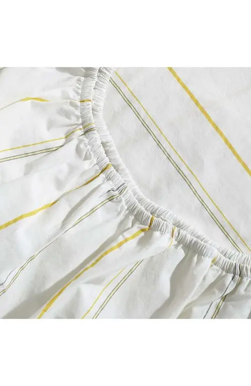 Calvin Klein Pinstripes 200 Thread Count Cotton Percale Sheet Set