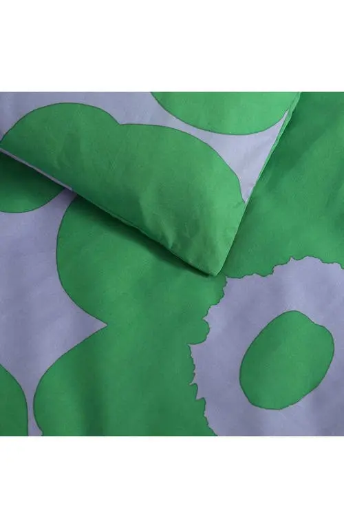 Marimekko Unikko Cotton Percale Duvet Cover & Shams Set