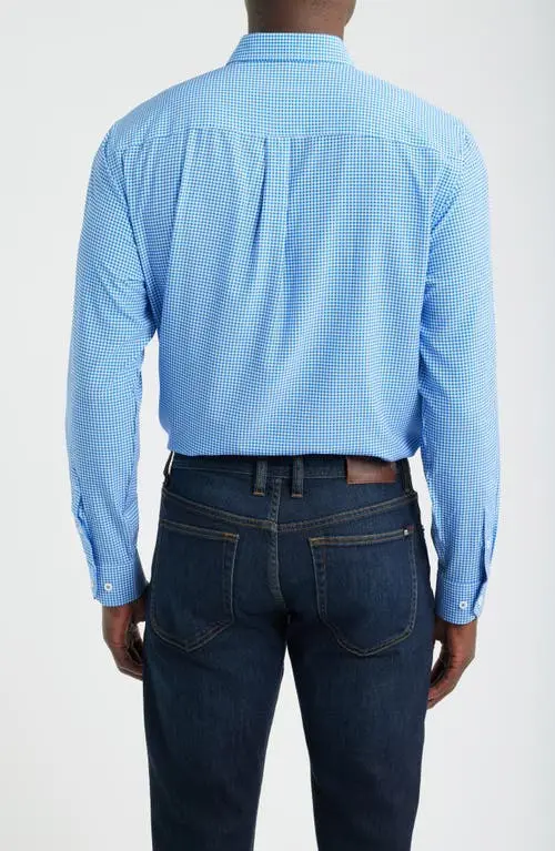 Johnston & Murphy Xc+™ Performance Game Day Gingham Button-up Shirt