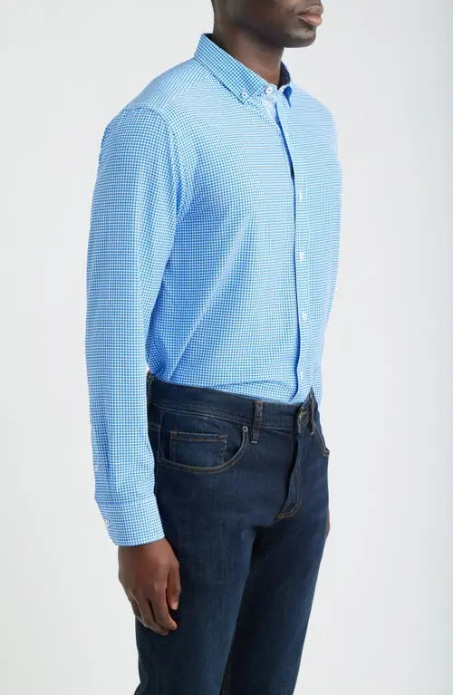 Johnston & Murphy Xc+™ Performance Game Day Gingham Button-up Shirt