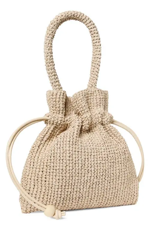 LOEFFLER RANDALL Kylie Raffia Drawstring Pouch