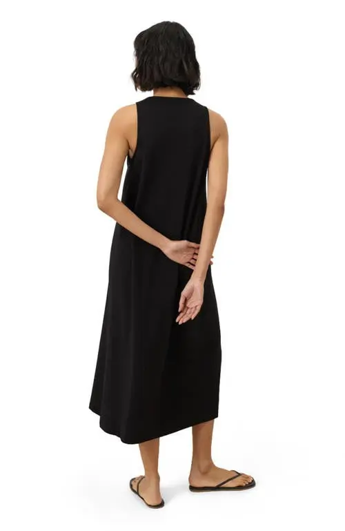 PACT Fit & Flare Organic Cotton Dress