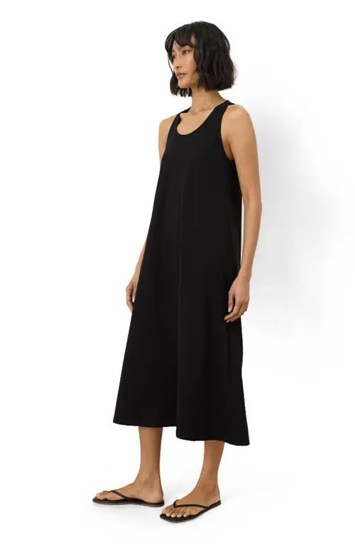 PACT Fit & Flare Organic Cotton Dress