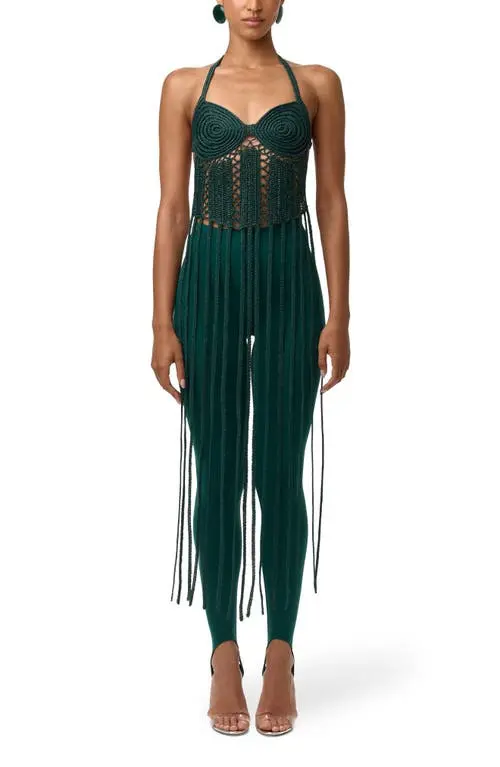 Naked Wardrobe Fringe Halter Top