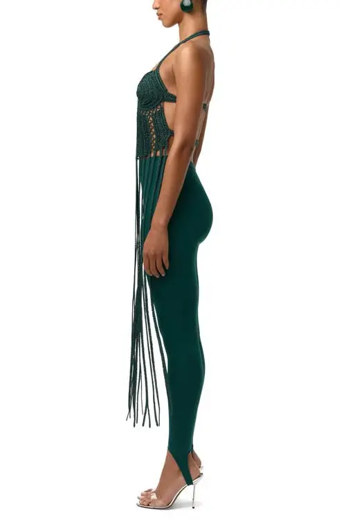 Naked Wardrobe Fringe Halter Top
