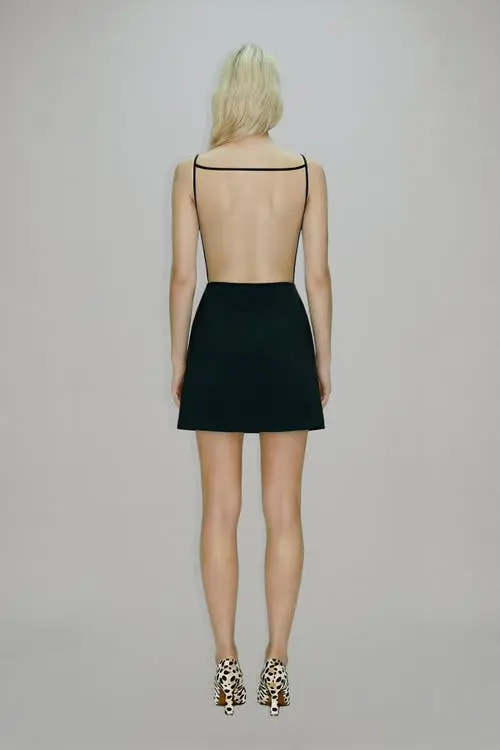 ATOIR Ivy Mini Dress With Open Back And Adjustable Strap