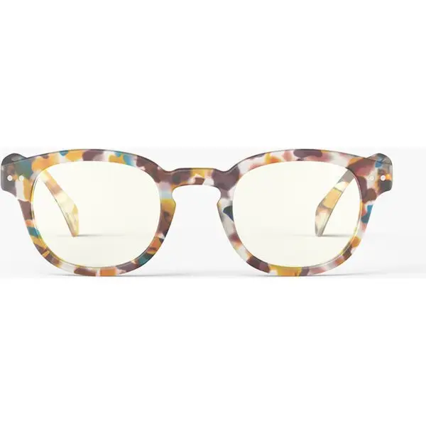 IZIPIZI Tortoiseshell Round Frame Screen Glasses