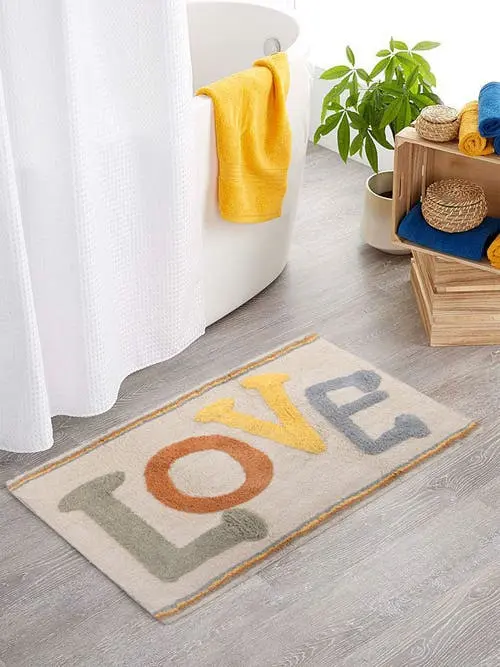 GAURI KOHLI Love Bath Mat 24"x36
