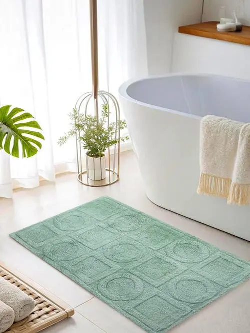 GAURI KOHLI Almaty Bath Mat 24"x36 - Teal