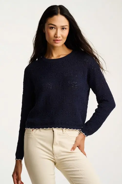 Lisa Todd Seaside Chic Sweater - Navy