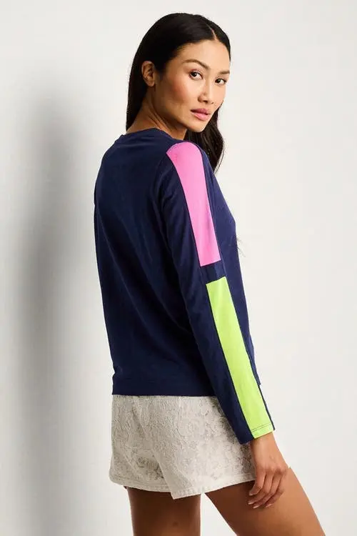 Lisa Todd Crewneck T-shirt With Mesh Inserts