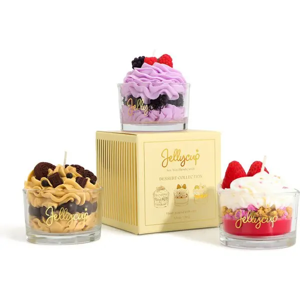 JELLYCUP Dessert Collection Candle Trio