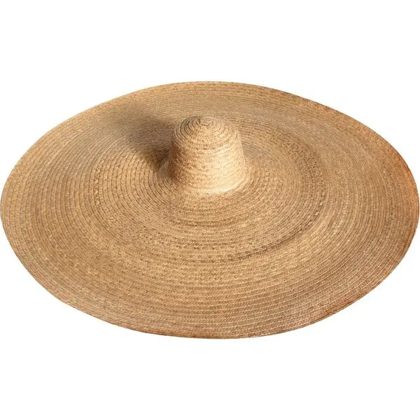BRUNNA.CO The Solana Oversized Straw Hat - Beige