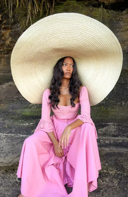 BRUNNA.CO The Solana Oversized Straw Sun Hat - Natural