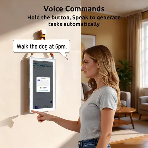 EVERBLOG 21.5" Digital Calendar And Chore Chartsmart Interactive Family Display
