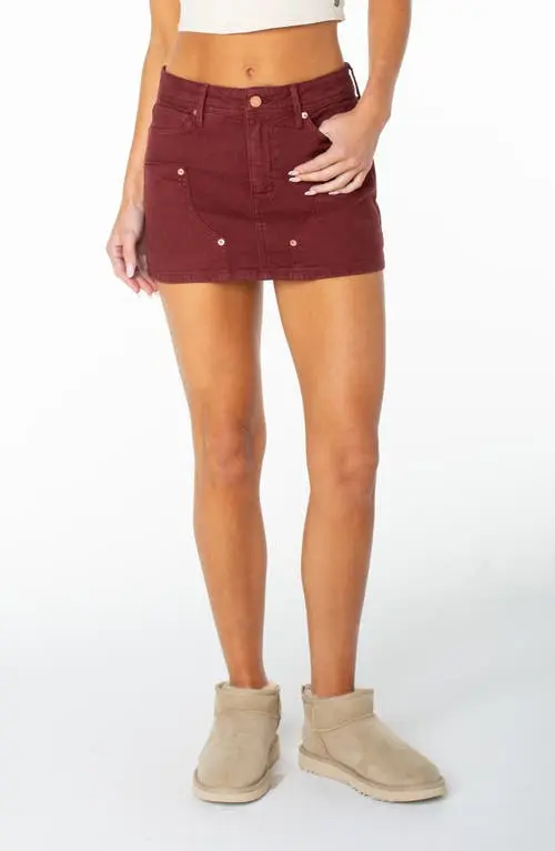 Roxy Reel Life Denim Miniskirt - Port
