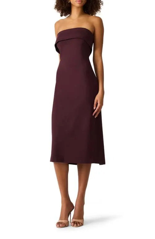 Steve Madden Strapless Midi Dress