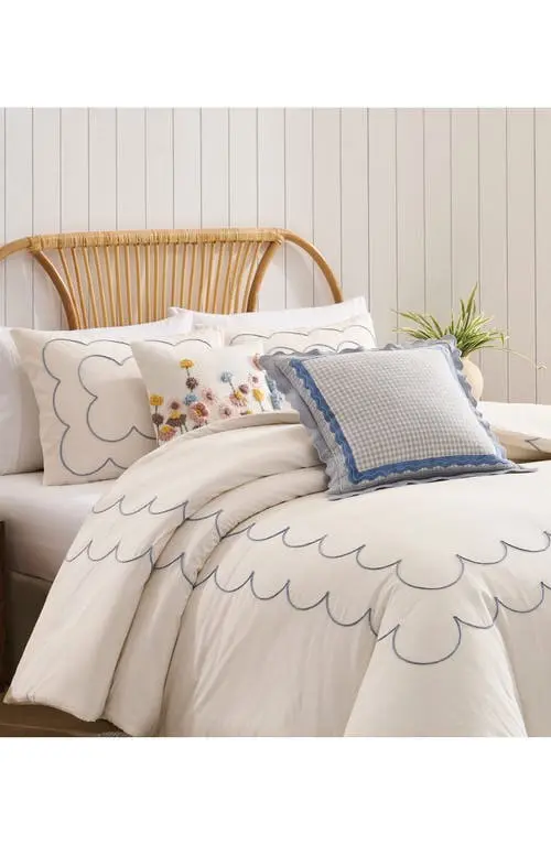 PERI HOME Daydream Scallop Comforter & Pillow Shams Set