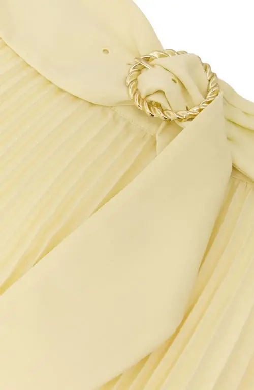 REISS Amelie Belted Pleated Skirt