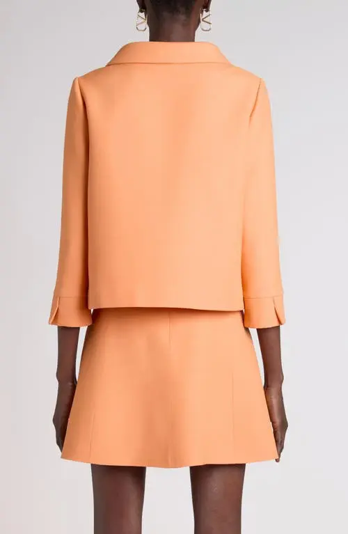 Valentino Garavani Wool & Silk Crepe Couture Jacket