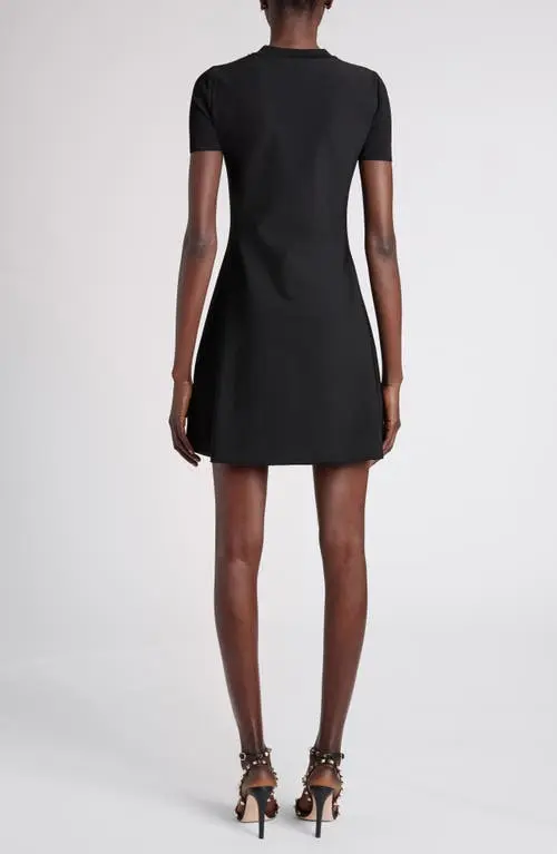 valentino fit and flare cocktail dress RED Valentino Fit and Flare Cocktail Dress