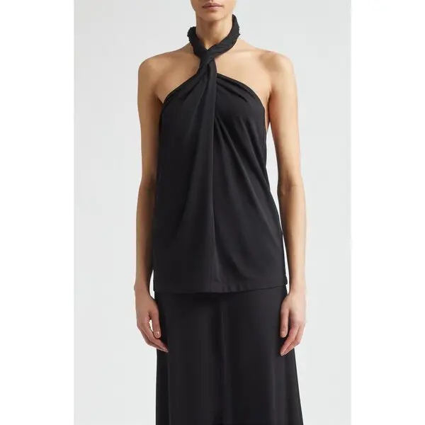 TOTEME Twisted Jersey Halter Top