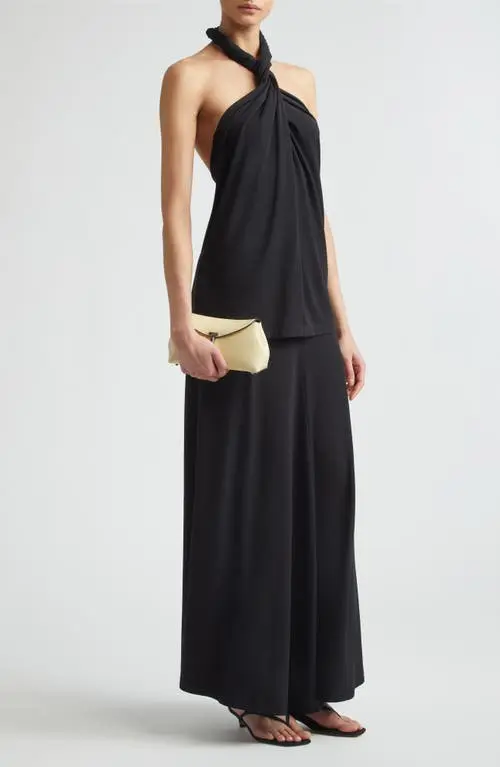 TOTEME Twisted Jersey Halter Top