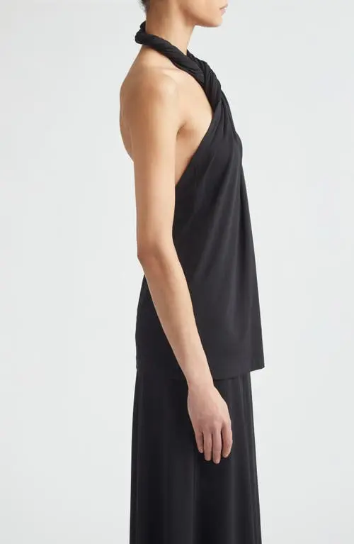TOTEME Twisted Jersey Halter Top