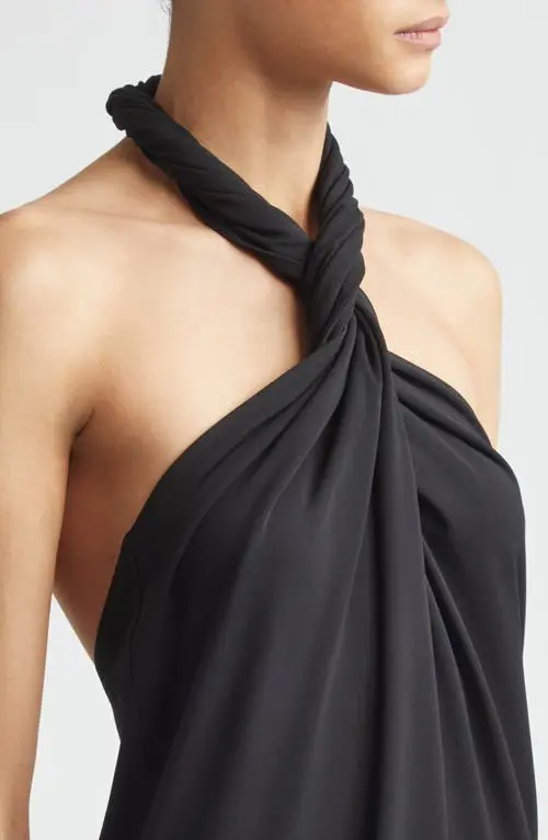 TOTEME Twisted Jersey Halter Top
