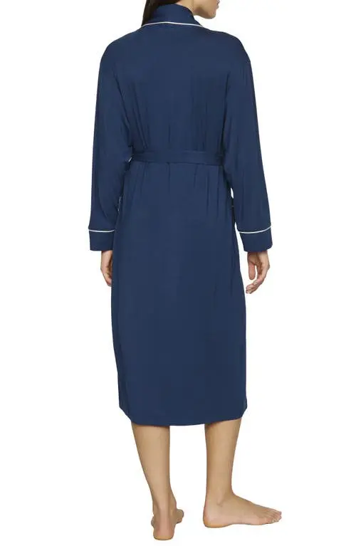Eberjey Gisele Longline Robe - Navy/navy