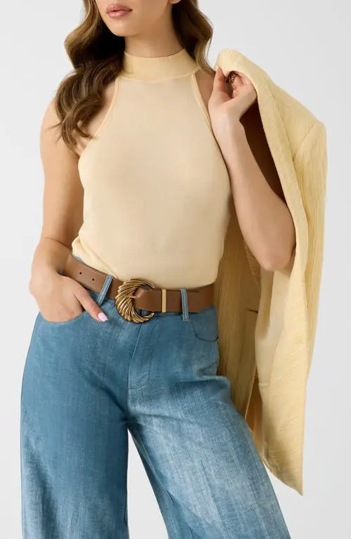 MARCIANO Sleeveless Turtleneck Sweater