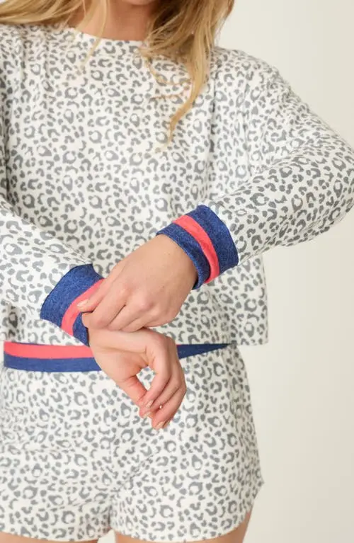 PJ Salvage Cats Meow Long Sleeve Pajama Top