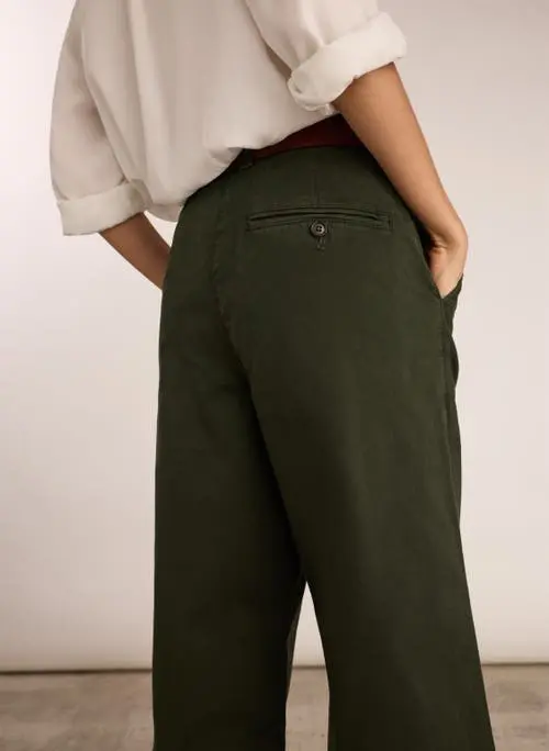 BAUKJEN Brielle Organic Cotton Wide Leg Trousers