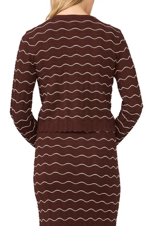 Ted Baker London Ripple Scallop Cardigan