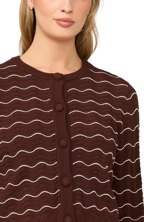 Ted Baker London Ripple Scallop Cardigan