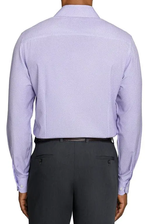 W.R.K Round Geo Print Performance Dress Shirt