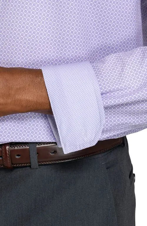 W.R.K Round Geo Print Performance Dress Shirt