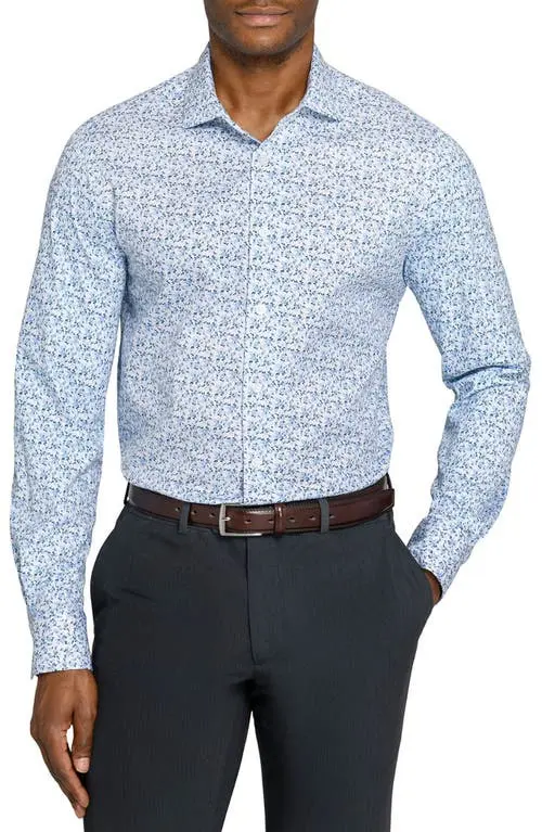 W.R.K Slim Fit Floral Stem Reworked Button-up Shirt