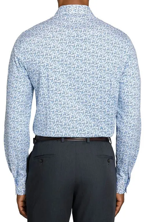 W.R.K Slim Fit Floral Stem Reworked Button-up Shirt