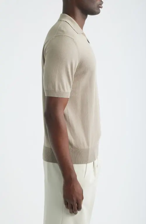 Canali Regular Fit Johnny Collar Polo