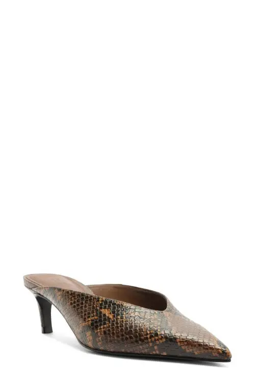 Schutz Loren Mule - Pecan Brown