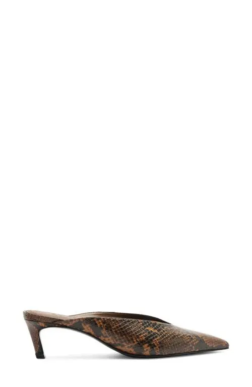 Schutz Loren Mule - Pecan Brown