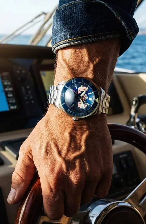 SPINNAKER Spinnker Popeye Forearm Fury Piccard Automatic Bracelet Watch