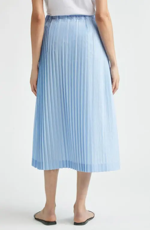TOTEME Drawstring Waist Pleated Midi Skirt