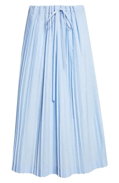 TOTEME Drawstring Waist Pleated Midi Skirt